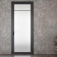 China Thick Frame Energy Efficient Aluminum Swing Door with Multi-point Locking for sale