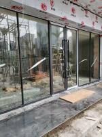 China Energy Efficient Aluminum Swing Door with Fluorocarbon Coating and Multi-point Locking for sale