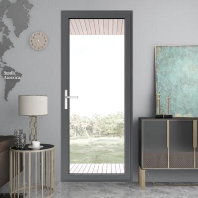 China Energy Efficient Aluminum Swing Door with Multi-Point Locking and Heavy Duty Frame for sale