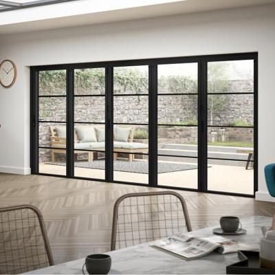 China SZG House Aluminium Double Hinged Doors For Safety And Smooth Open for sale