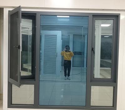 China Customizable Size Aluminum Swing Window with Aluminum Alloy Frame and 10-Year Warranty for sale