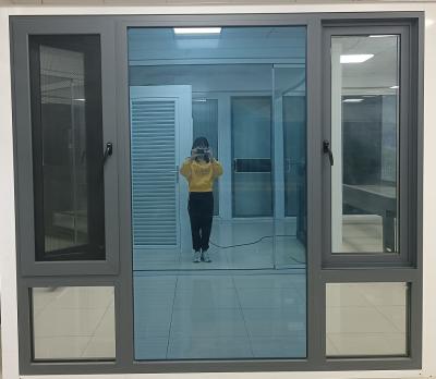 China Customized Size Powder Coated Aluminum Swing Window with Multi-point Locking System for sale