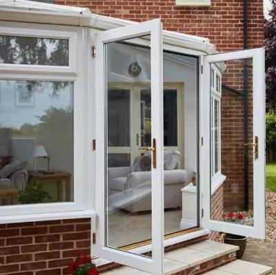 China Energy Efficient Aluminum Swing Door with Low-E Glass and 10 Years Warranty for sale
