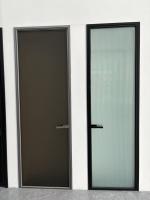 China Customized Size Aluminum Glass Door with 10 Years Warranty and Anodized Low-E Glass for sale