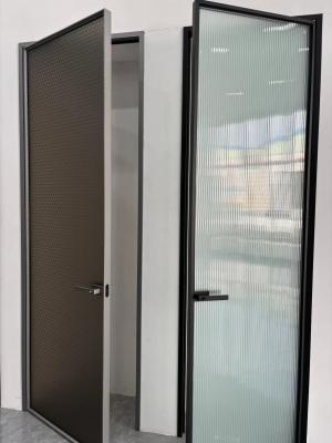 China Heavy Duty Energy Efficient Aluminum Swing Door with Safety Glass and 10 Years Warranty for sale