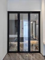 China Durable Thick Profile Aluminum Folding Door with Fluorocarbon Spraying for Enhanced Longevity for sale