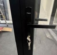 China Durable Thick Profile Aluminum Folding Door with Fluorocarbon Spraying for Enhanced Longevity for sale