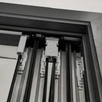 China Customized Aluminum Folding Door with 10-Year Warranty Sound Insulation and Durable Frame for sale
