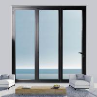 China Customizable Aluminum Folding Glass Doors for Villa Commercial and Office Applications for sale