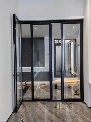 China High Security Sound Insulation Low Maintenance Aluminum Folding Bifold Glass Door for sale