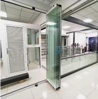 China Outdoor Use Tempered Glass Aluminum Folding Door with 10 Years Warranty for sale