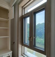 China Energy Efficient Aluminum Swing Window with Low-E Glass and 10 Year Warranty for sale