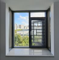 China High Security Aluminum Swing Window with Large Swing Open and Customized Size Featuring 10 Year Warranty for sale