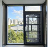 China High Security Aluminum Swing Window with Large Swing Open and Customized Size Featuring 10 Year Warranty for sale