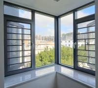 China Customizable Aluminum Swing Window with Multi-Point Locking and High Security 10-Year Warranty for sale