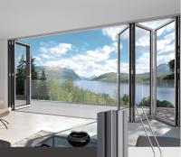 China Thermal Break Aluminum Bifold Door with 50-Year Lifespan and Customized Size Fluorocarbon Spraying for sale