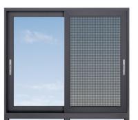 China Thermal Insulation Aluminum Sliding Window with 10-Year Warranty and Stainless Steel Hardware for sale