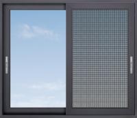 China Thermal Insulation Aluminum Sliding Window with 10-Year Warranty and Stainless Steel Hardware for sale