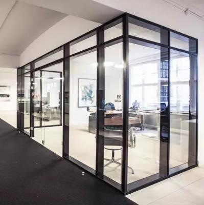China Corrosion Resistant Glass Partition Wall with 10 Years Warranty and Custom Sizes for sale