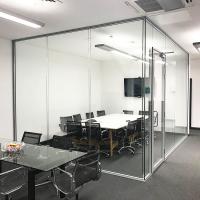 China Customized Size Tempered Glass Partition Wall with Modular Systems and 10 Years Warranty for sale