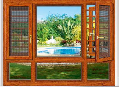 China Powder Coated Aluminium Tilt And Turn Window With Insect Protection And Energy-Saving Glass for sale