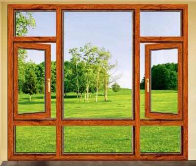 China Powder Coated Heat Resistant Soundproof Aluminium Tilt and Turn Window with Stainless Steel Hardware for sale