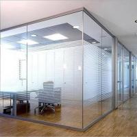 China Modern Design Frameless Glass Partition Wall with Laminated and Tempered Glass for 10 Years Warranty for sale