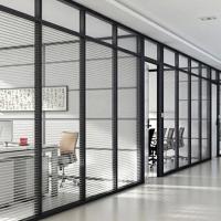China Customized Dimension Office Glass Partition Wall with 10 Years Warranty for Natural Light Enhancement for sale