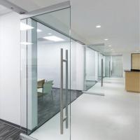 China Heavy Duty Glass Partition Wall with 10-Year Warranty Custom Sizes and High Security Standard for sale