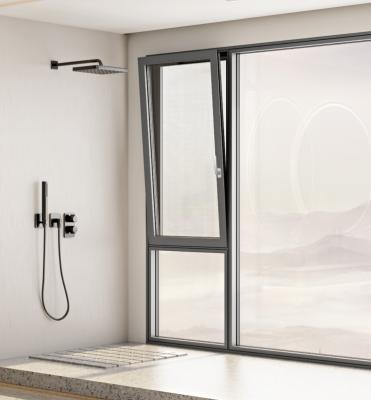 China Energy-Saving Glass Aluminum Replacement Windows With Thermal Break System And Multi-Point Locking for sale