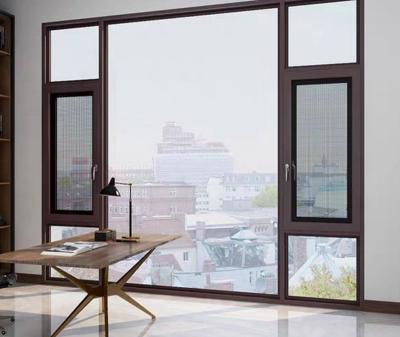 China Sturdy Aluminum Tilt Turn Windows With Insulating Profiles And 10-Year Warranty for sale