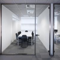 China Customizable Glass Partition Wall with Framed Options and Powder Coated Aluminum for Modern Offices for sale