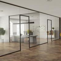 China Flexible Aluminum Frame Glass Partition Wall with 10 Years Warranty for Office Partitions for sale