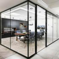 China Heavy Duty Safety Tempered Glass Partition Wall with 10-Year Warranty for Office and Commercial Spaces for sale