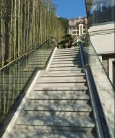 China Modern U Channel Glass Railing with 10 Years Warranty and 36'' 42'' 48'' Height Floor Mounted Frameless Glass Balustrade for sale