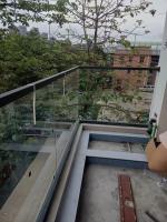 China Outdoor Deck Frameless Glass Railing with 36'' 42'' 48'' Glass Height and More than 5 Years Warranty for sale