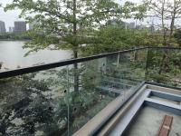 China Outdoor Deck Frameless Glass Railing with 36'' 42'' 48'' Glass Height and More than 5 Years Warranty for sale