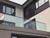 China Customized Size Aluminum U Channel Glass Railing with 36'' 42'' or Customized Height and Weather Resistance for sale