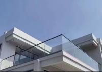China Customized Size Aluminum U Channel Glass Railing with 36'' 42'' or Customized Height and Weather Resistance for sale