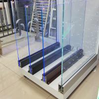 China Customized 36''/42'' Height Aluminum U Channel Glass Railing with Clear/Frosted/Tinted Glass and More than 5 Years Warranty for sale