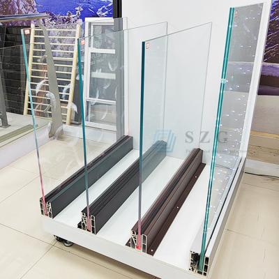 China Black Aluminum U Channel Glass Railing with 12mm Tempered Glass and More than 5 Years Warranty for sale