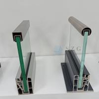 China LED Light U Channel Glass Railing with Safety Protection and Environmental Protection for Modern Designs for sale