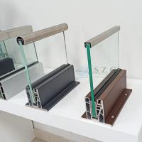 China LED Light U Channel Glass Railing with Safety Protection and Environmental Protection for Modern Designs for sale
