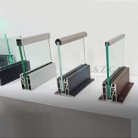 China SGCC Tempered Glass U Channel Glass Railing with LED Light and Stable Structure for Modern Balcony Design for sale