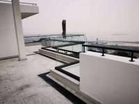 China Modern Aluminum U Channel Glass Railing with 10mm-20mm Tempered Glass for Wide Field of Vision and Easy Maintenance for sale