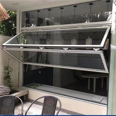 China Thermal Break Aluminum Folding Window with 5mm+12A+5mm Glass Thickness and Customizable Size for sale