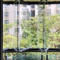 China Thermal Break Aluminum Folding Window with 5mm+12A+5mm Glass Thickness and Customizable Size for sale