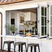 China ISO9001-2008 Certified Aluminum Folding Window with 100% Inspection Before Shipping and Easy Installation for sale