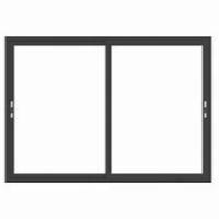 China Thermal Break Aluminum Sliding Window with Wind Resistance Heat Insulation and Double Glazed Insulated Tempered Glass for sale