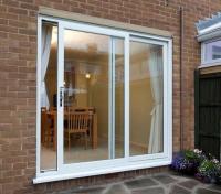 China High-Grade Aluminum Sliding Glass Door with Multi-Point Locking 10-Year Warranty and 50-Year Lifespan for sale